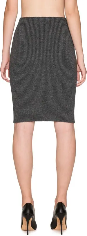 JEAN PAUL GAULTIER Ribbed Knit Skirt