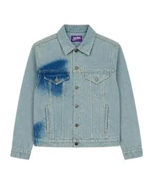 JEAN PAUL GAULTIER Face Printed Denim Jacket - No