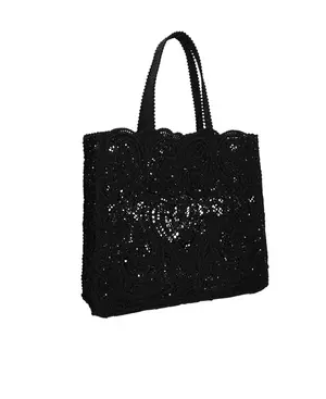Dolce & Gabbana Dolce Gabbana Beatrice Lace Tote Bag