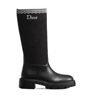 Dior Dentelle Boot - Black