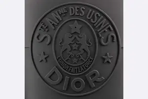 Dior Logo Embossed Round Toe Rain Boots