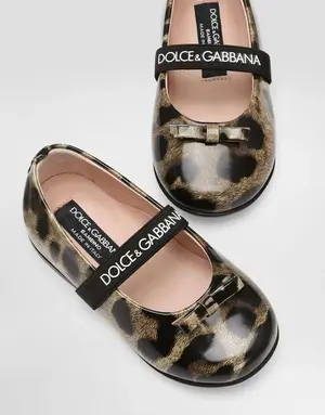Dolce & Gabbana Leopard-print Bow Ballerinas