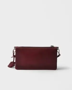 Prada Antiqued Leather Pouch