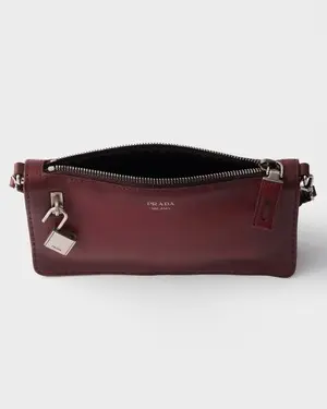 Prada Antiqued Leather Pouch