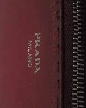 Prada Antiqued Leather Pouch
