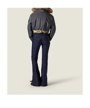 Miu Miu Technical Fabric And Shearling Windbreaker