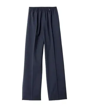 Miu Miu Stretch Wool Pants - Navy