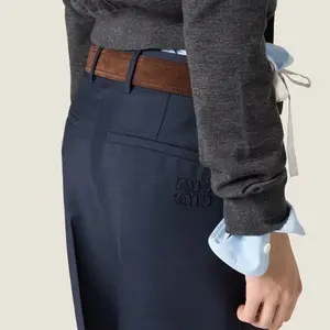 Miu Miu Stretch Wool Pants