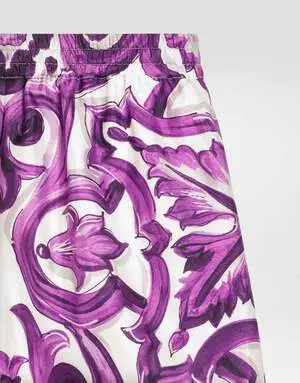Dolce & Gabbana Silk Shorts