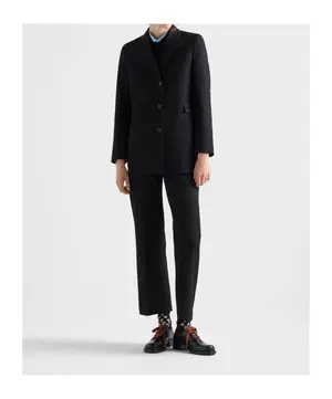 Prada Single-breasted Gabardine Jacket