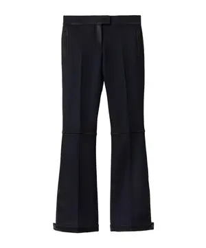 Miu Miu Double Wool Pants - Navy