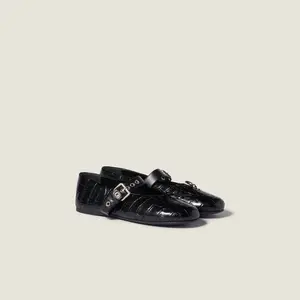 Miu Miu Round-toed Ballet Shoes