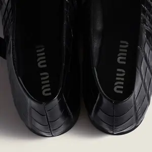 Miu Miu Round-toed Ballet Shoes