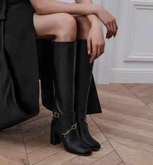 Dior Diorly Heeled Boot - Black