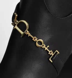 Dior Diorly Heeled Boot - Black