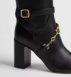 Dior Diorly Heeled Boot - Black