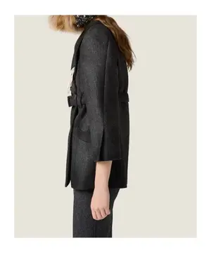 Miu Miu Double-breasted Double Wool Jacket