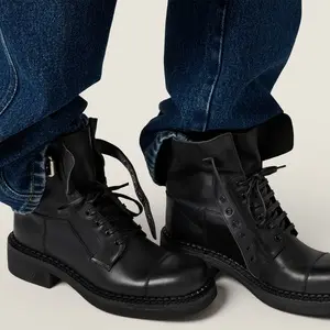 Miu Miu Leather Booties
