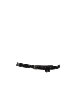 Miu Miu Leather Belt - Black