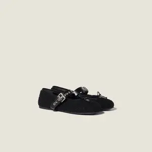 Miu Miu Ballerinas Aus Mohair