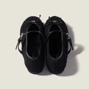 Miu Miu Ballerinas Aus Mohair