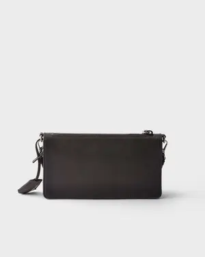 Prada Antiqued Leather Pouch