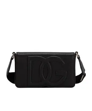 Dolce & Gabbana Dolce Gabbana Logo Embossed Mini Bag - Black