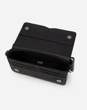 Dolce & Gabbana Dolce Gabbana Logo Embossed Mini Bag - Black