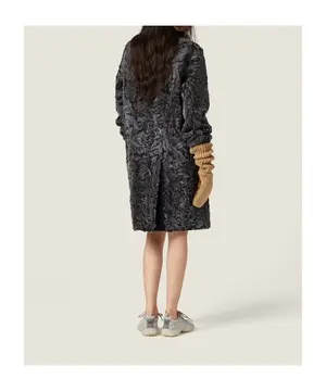 Miu Miu Reversible Wool And Chekiang Coat