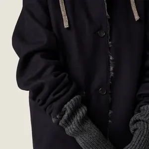 Miu Miu Reversible Wool And Chekiang Coat