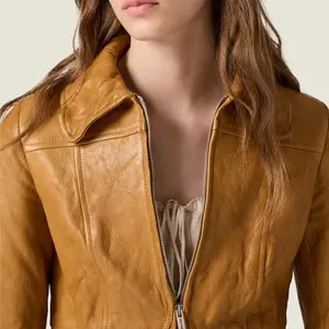 Miu Miu Leather Blouson Jacket