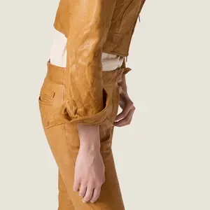Miu Miu Leather Blouson Jacket
