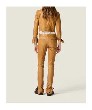 Miu Miu Leather Blouson Jacket