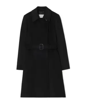 Burberry Wool-blend Tailored Coat - Black