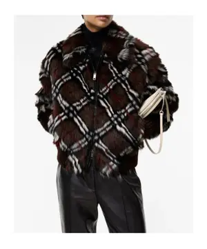 Burberry Check Shearling Lisvane Jacket