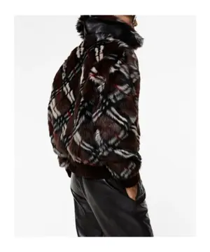 Burberry Check Shearling Lisvane Jacket