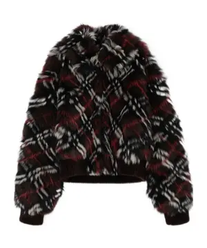 Burberry Check Shearling Lisvane Jacket