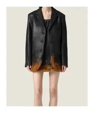 Miu Miu Double Wool And Shearling Dress