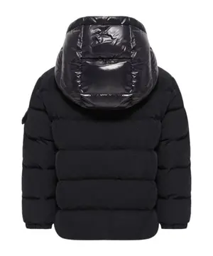 Moncler Larm Hooded Velvet Down Jacket