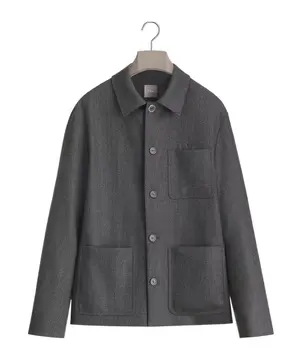 Dior Workwear Jacket With Embroidery - Charcoal-grey