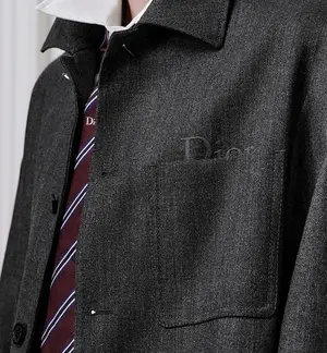 Dior Workwear Jacket With Embroidery