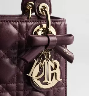 Dior Mini Lady Bag With Chain