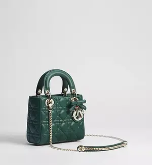 Dior Mini Lady Bag With Chain