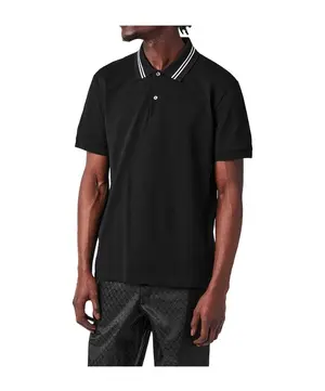Alexander McQueen Short-sleeve Polo Shirt - Black