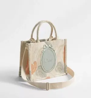 Dior Small Book Tote With Strap