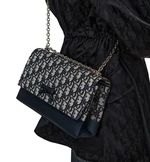 Dior Small Promenade Flap Bag - Blue
