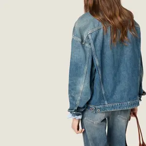 Miu Miu Denim Blouson Jacket