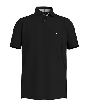 Tommy Hilfiger Minimalist Shortsleeve Polo Shirt - Black