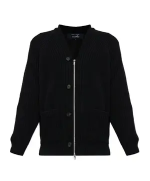 Comme Des Garçons Long-sleeve Casual Jacket - Black