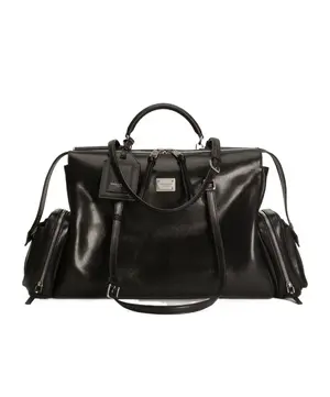 Dolce & Gabbana Dolce Gabbana Vittoria Logo Palque Bag - Black